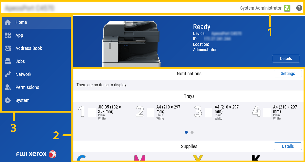 CentreWare Internet Services Help
