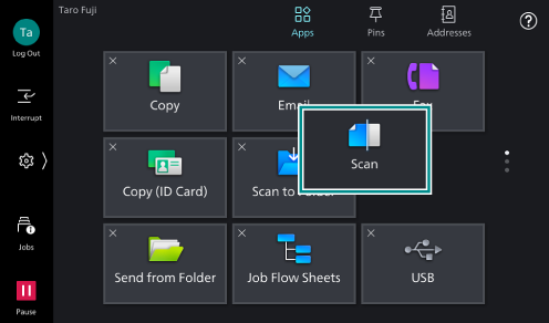 Customizing the Home Screen and App Screen : How to Use the Control Panel : Apeos C3567/C3067 ...